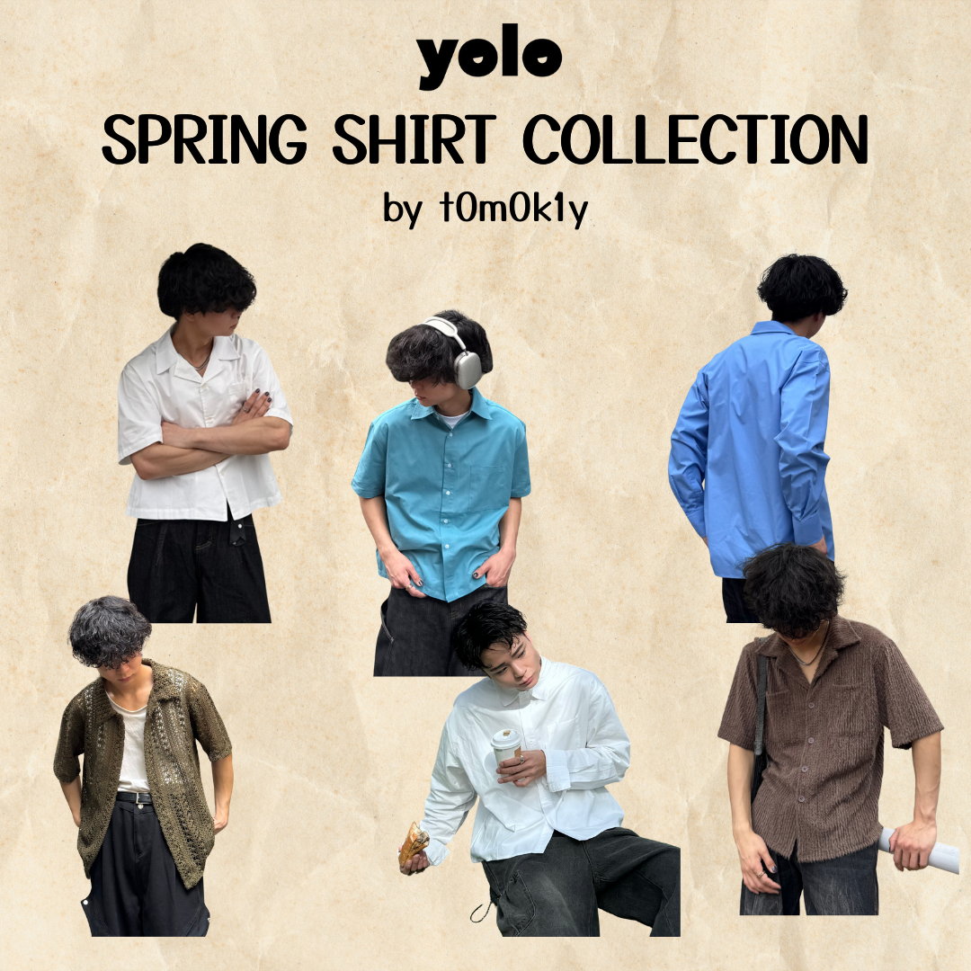 Spring shirt collection by t0m0k1y – YOLO（ヨロ）｜ファッション通販